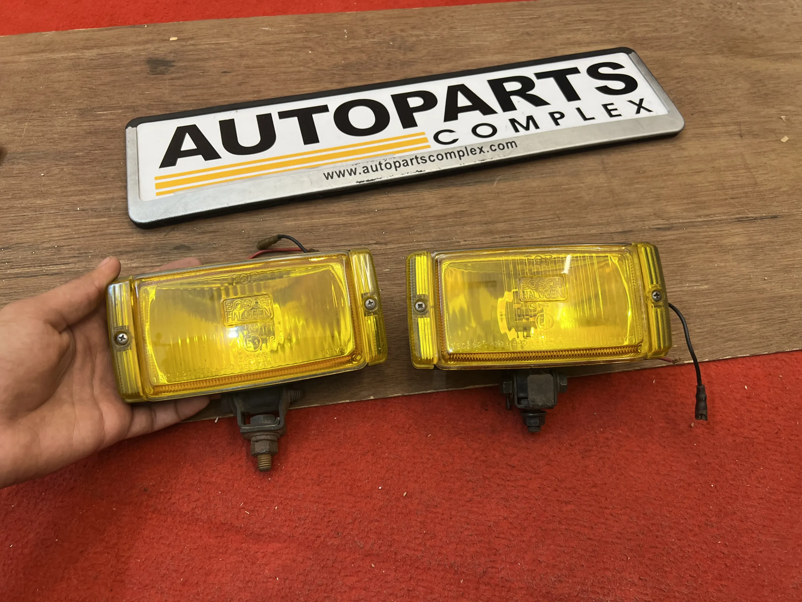 BOSCH halogen fog lamps pair - Autoparts Complex